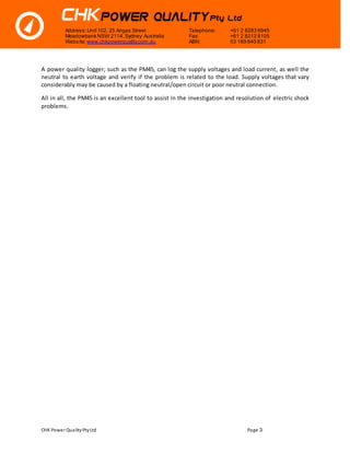 Power monic application notes chk power quality | PDF