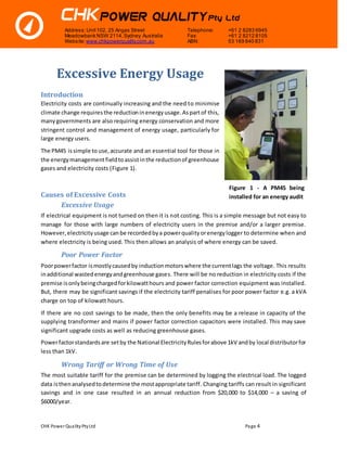 Power monic application notes chk power quality | PDF