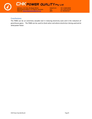 Power monic application notes chk power quality | PDF