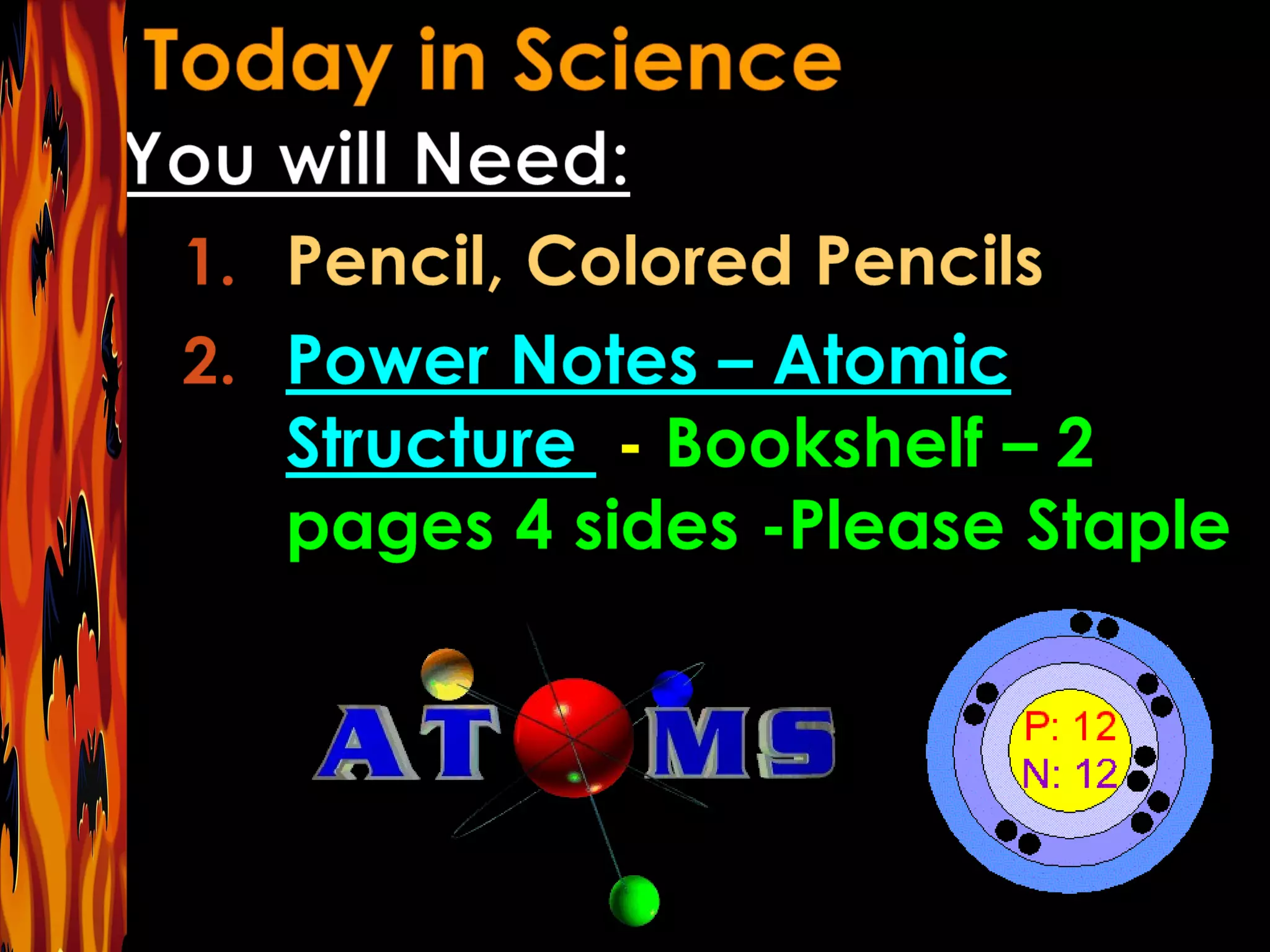 Power Notes Atomic Structure | PPT