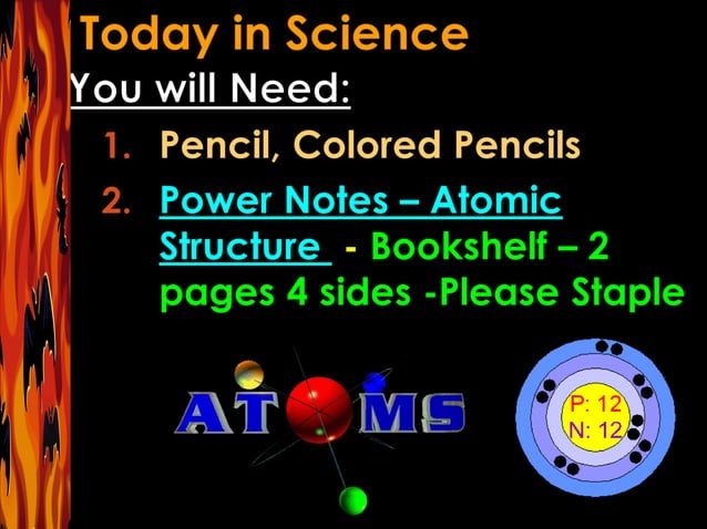 Power Notes Atomic Structure | PPT