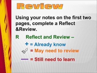 Power Notes Measurements and Dealing with Data