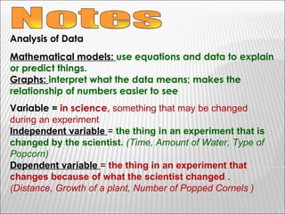 Power Notes Measurements and Dealing with Data