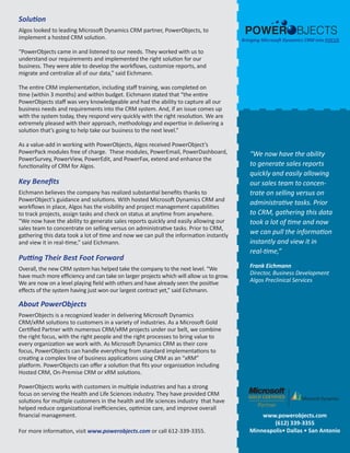 Algos+Power Objects Case Study 021024 | PDF