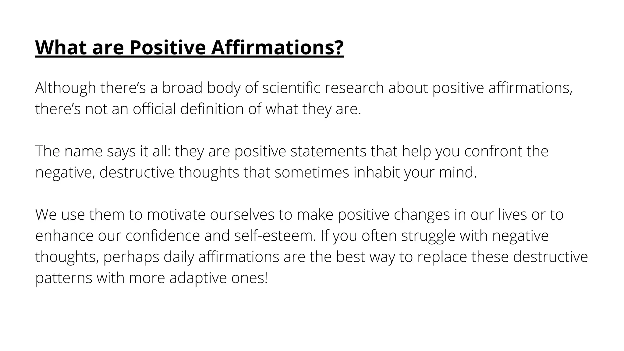 Power Of Affirmation | PDF
