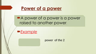 "Raising the Bar: Power of a Power Explained" | PPTX