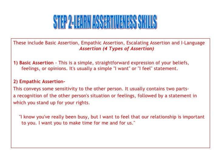 Power Of Assertiveness
