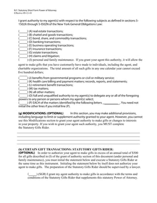 Powerof attorney short-form-2010 | PDF | Legal Services Industry ...