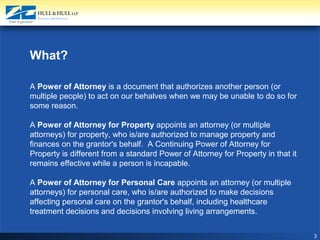 Power of Attorney Basics | PPT