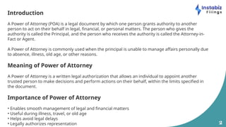 Power of Attorney Format Templates You Need | PPTX