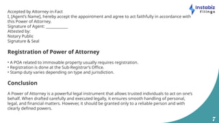 Power of Attorney Format Templates You Need | PPTX