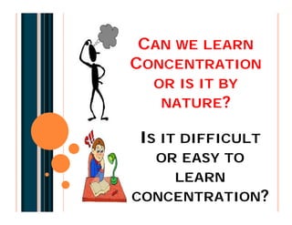 Power of concentration | PDF