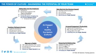 The Power of Culture: Building a Healthy Eco-System | PPT