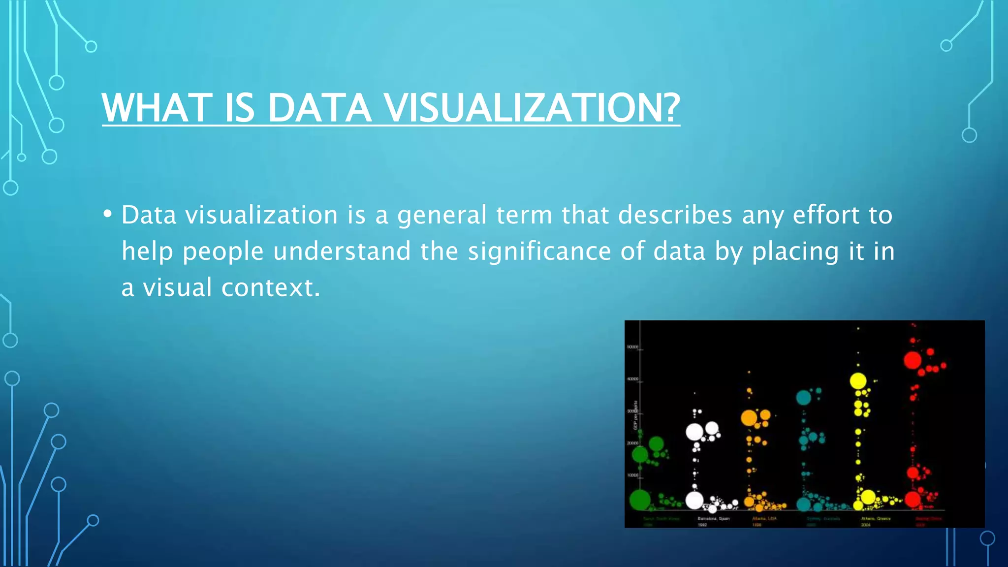 Power of data visualization | PPTX | Information Services Industry ...