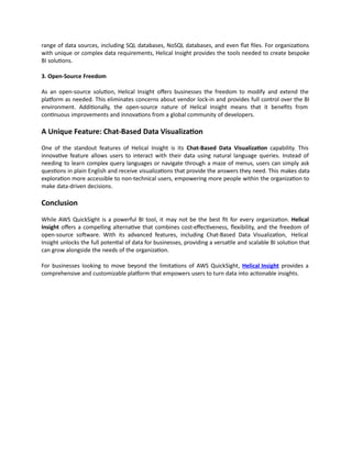 Power of Data with Alternatives to AWS QuickSight Helical Insight.pptx