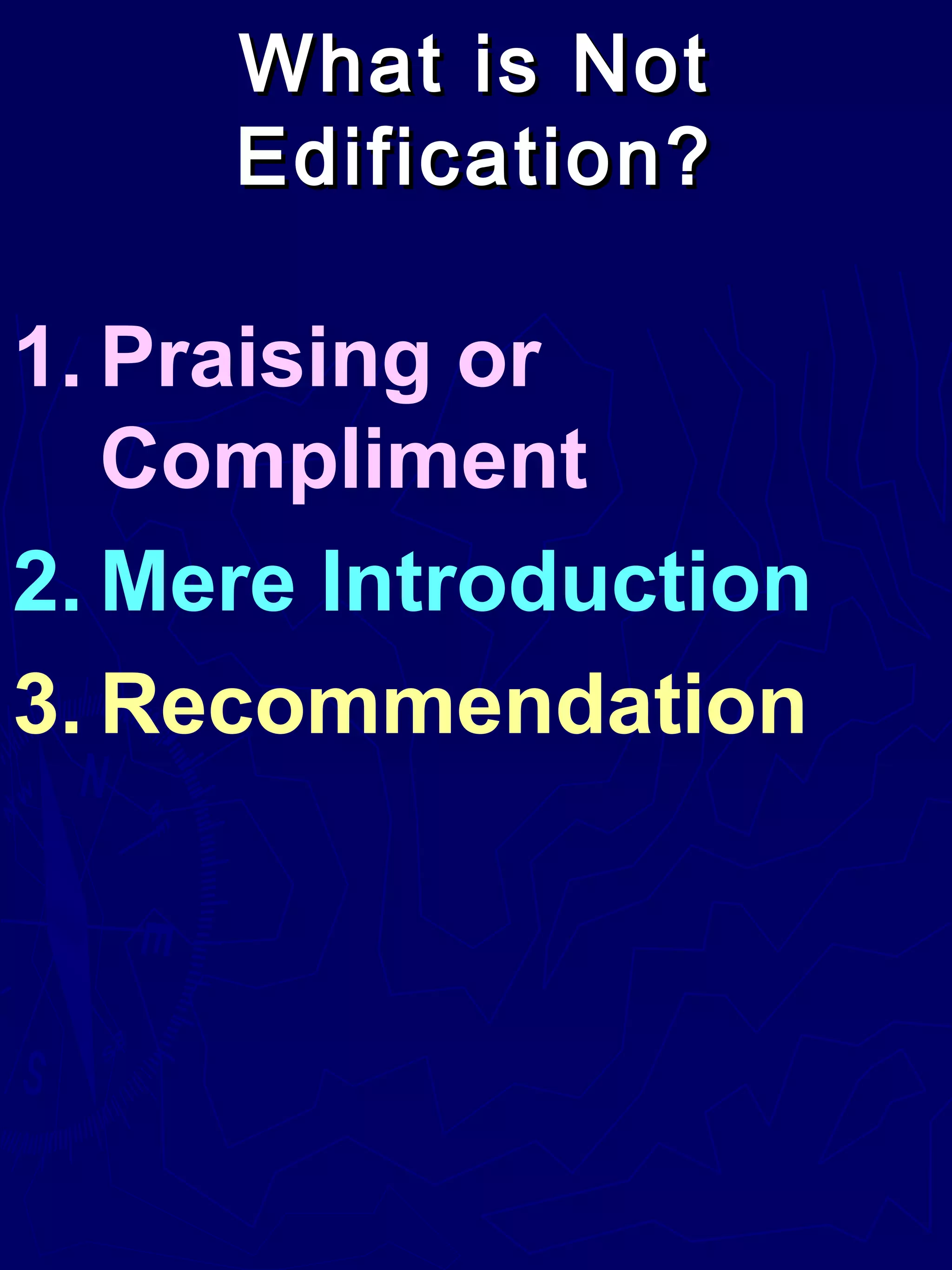 Power of Edification at Work | PPT