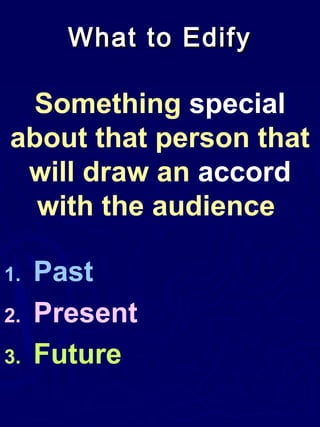 Power of Edification at Work | PPT