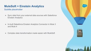 Power of Einstein Analytics - Salesforce + Mulesoft | PPTX
