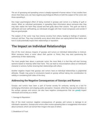 Power Of Gossips Rumors Exploring Their Impact On Society.pdf