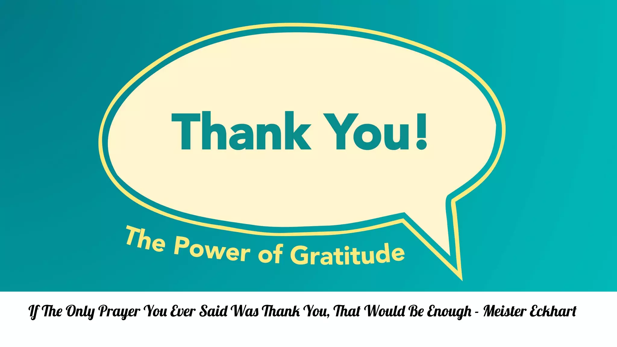 Power of gratitude | PDF