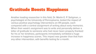 Power of gratitude | PDF