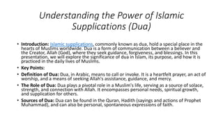 Power of Islamic Supplications (Dua).pptx