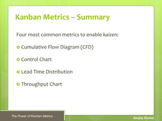 Power of Kanban Metrics | PPTX