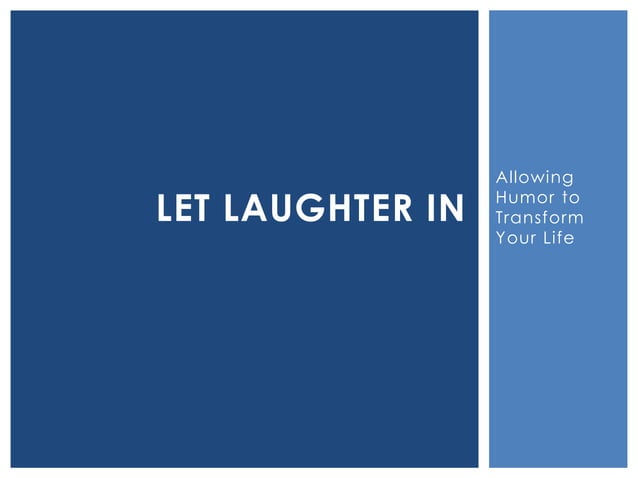 Power of Laughter | PPT