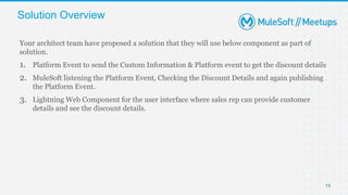 Power of salesforce LWC with Mulesoft using platform events | PPT