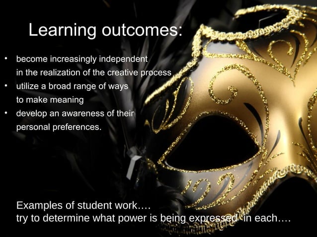 Power of masks power point presentation | PPT | Free Download