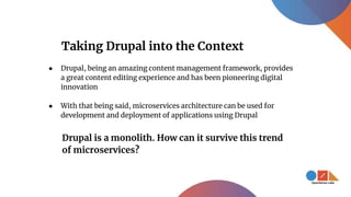Power of Microservices Architecture in Drupal Development | PPT