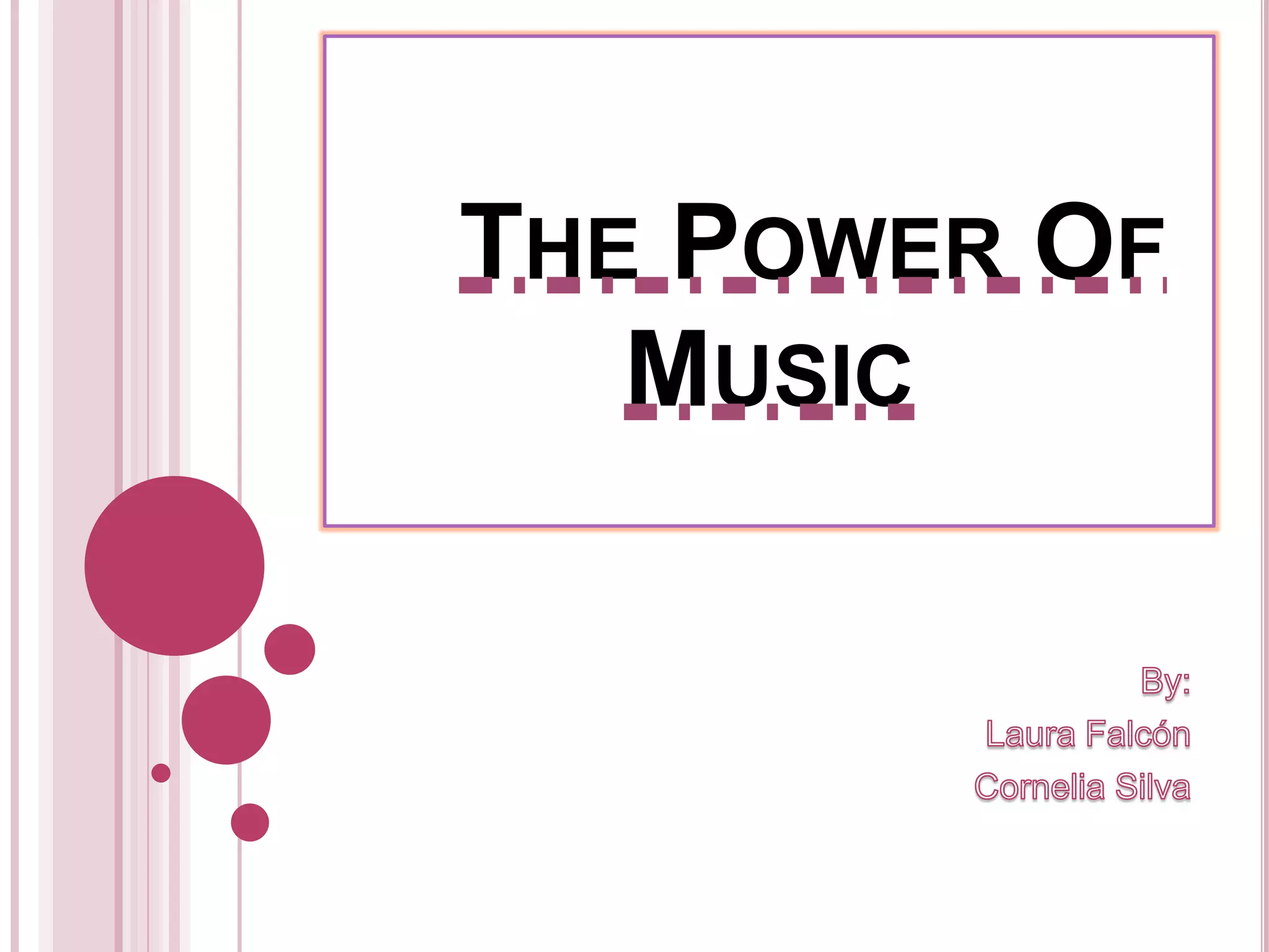 Power of music | PPTX