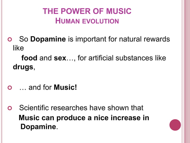 Power of music | PPTX
