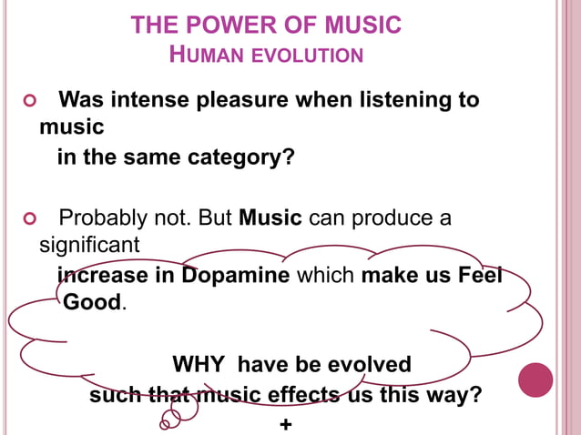 Power of music | PPTX