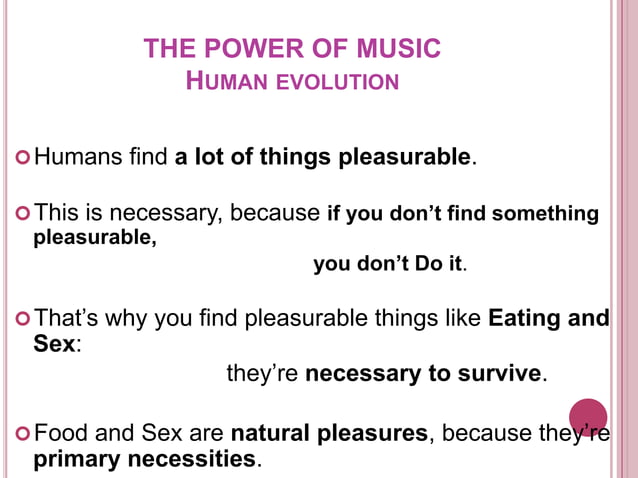 Power of music | PPTX