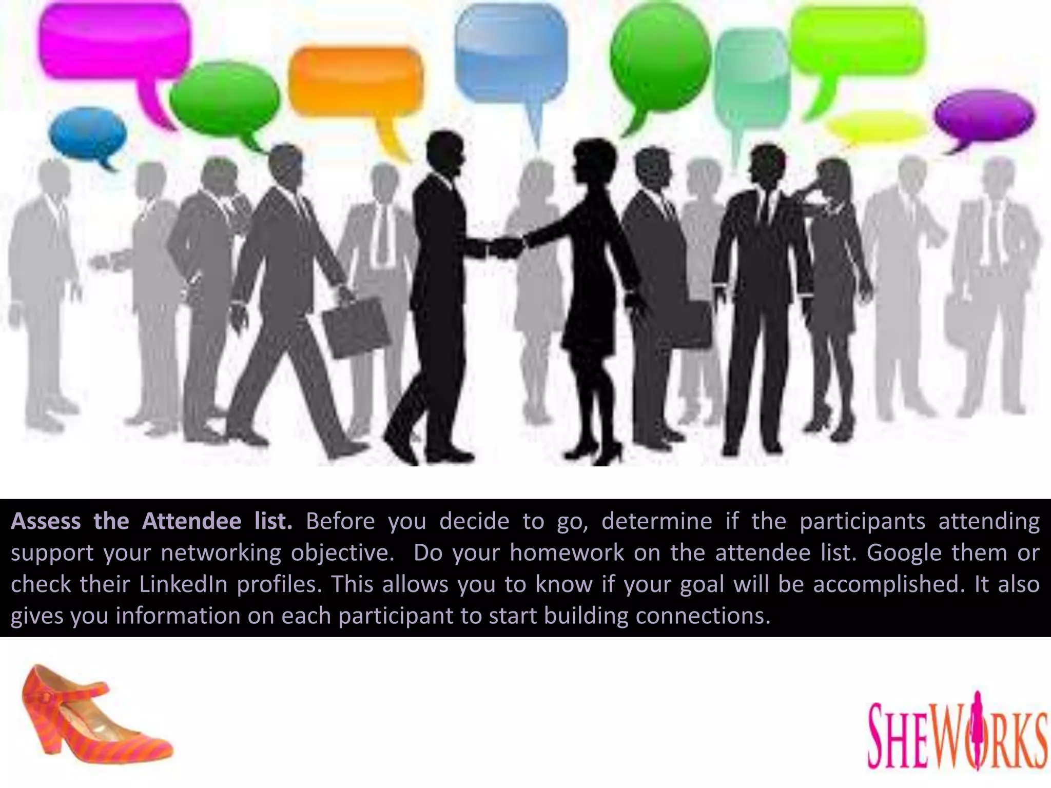 5 Simple Tips for Effective Networking | PPTX