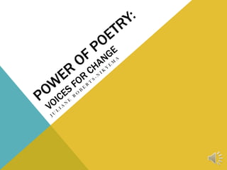 Power of poetry | PPTX | Poetry | Books and Literature