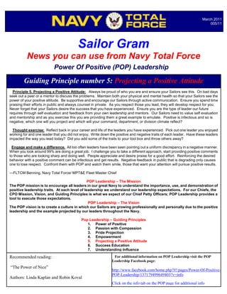 Power of positive leadership handbook | PDF