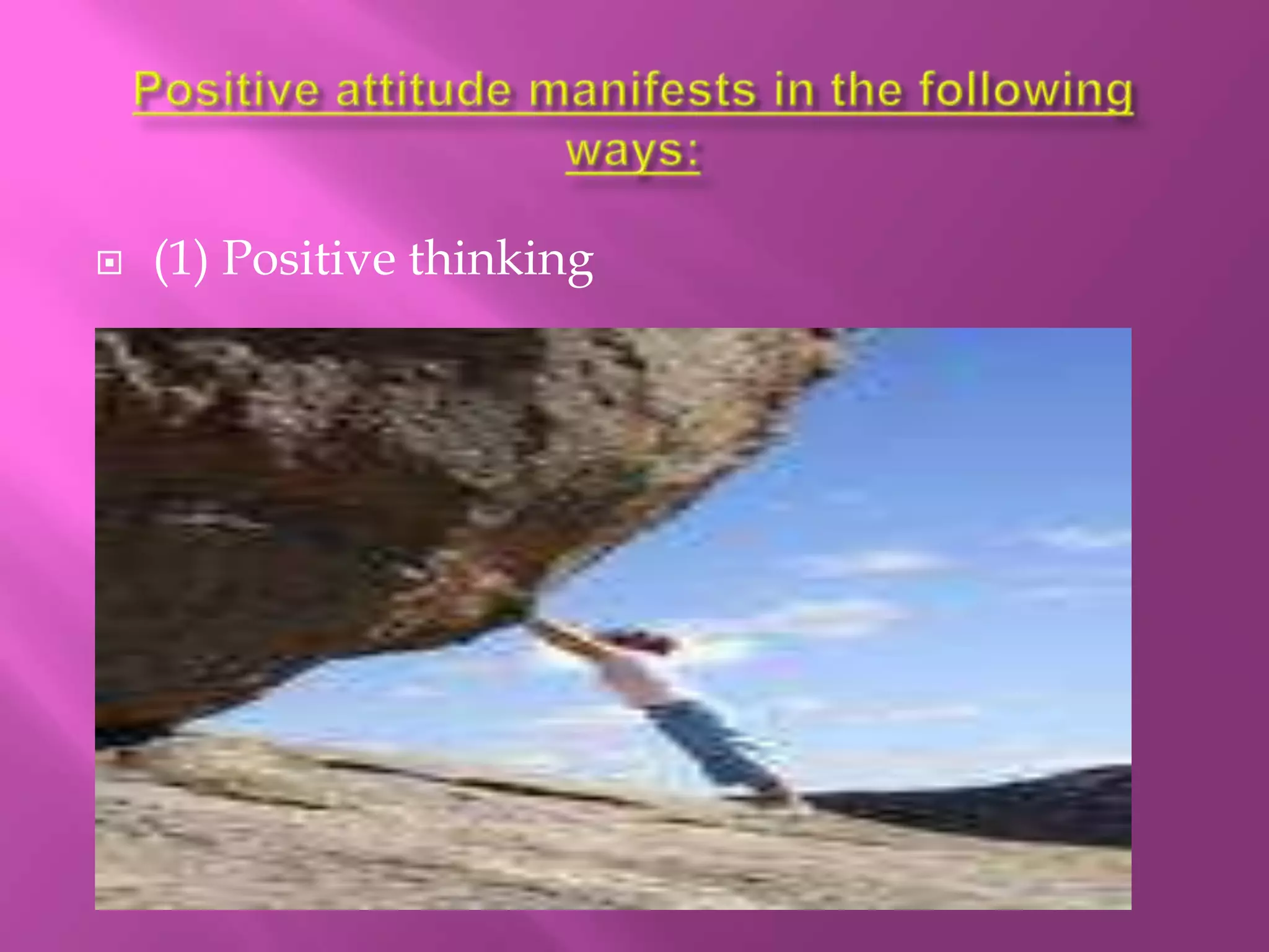 Power Of Positive Thinking | PPTX