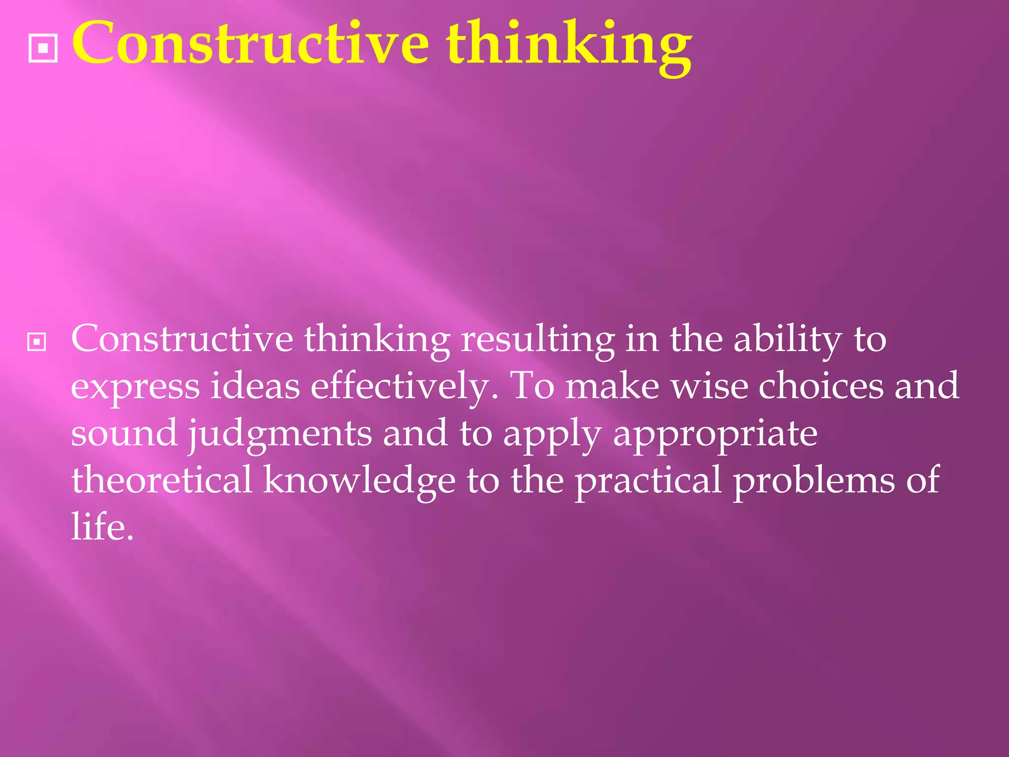 Power Of Positive Thinking | PPTX