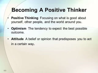 Power of positive thinking | PPTX