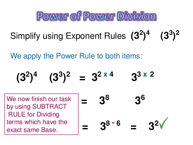 Power Of Power Exponent Rule Power Of Power Exponent Rule