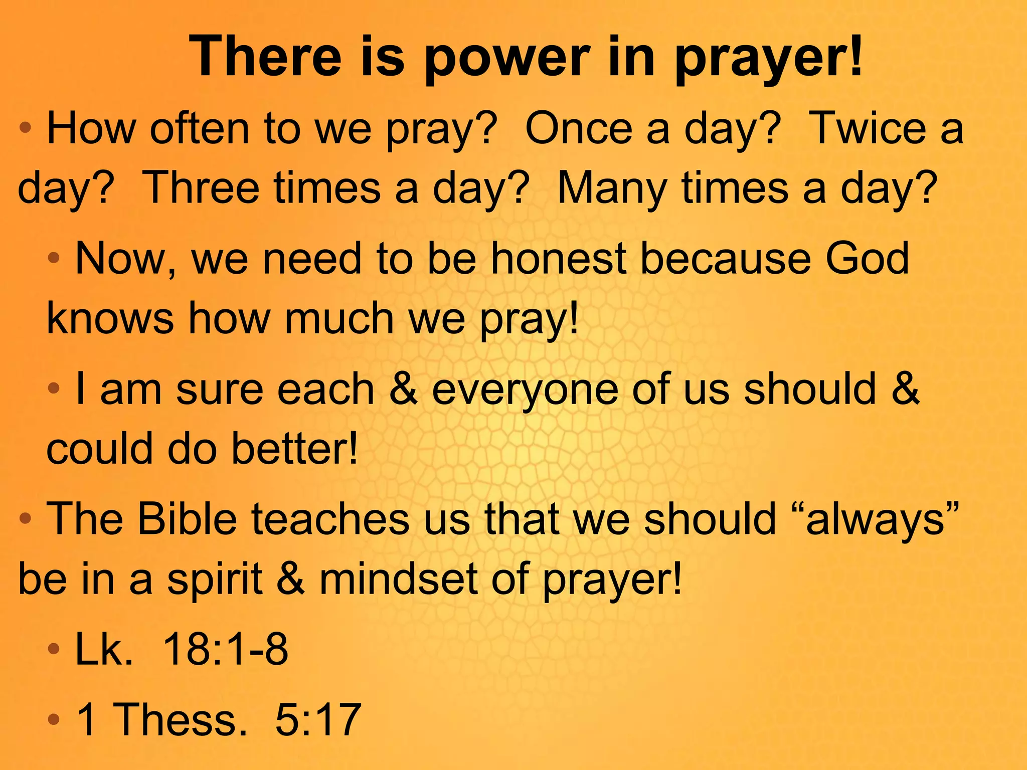 Power of Prayer | PPTX