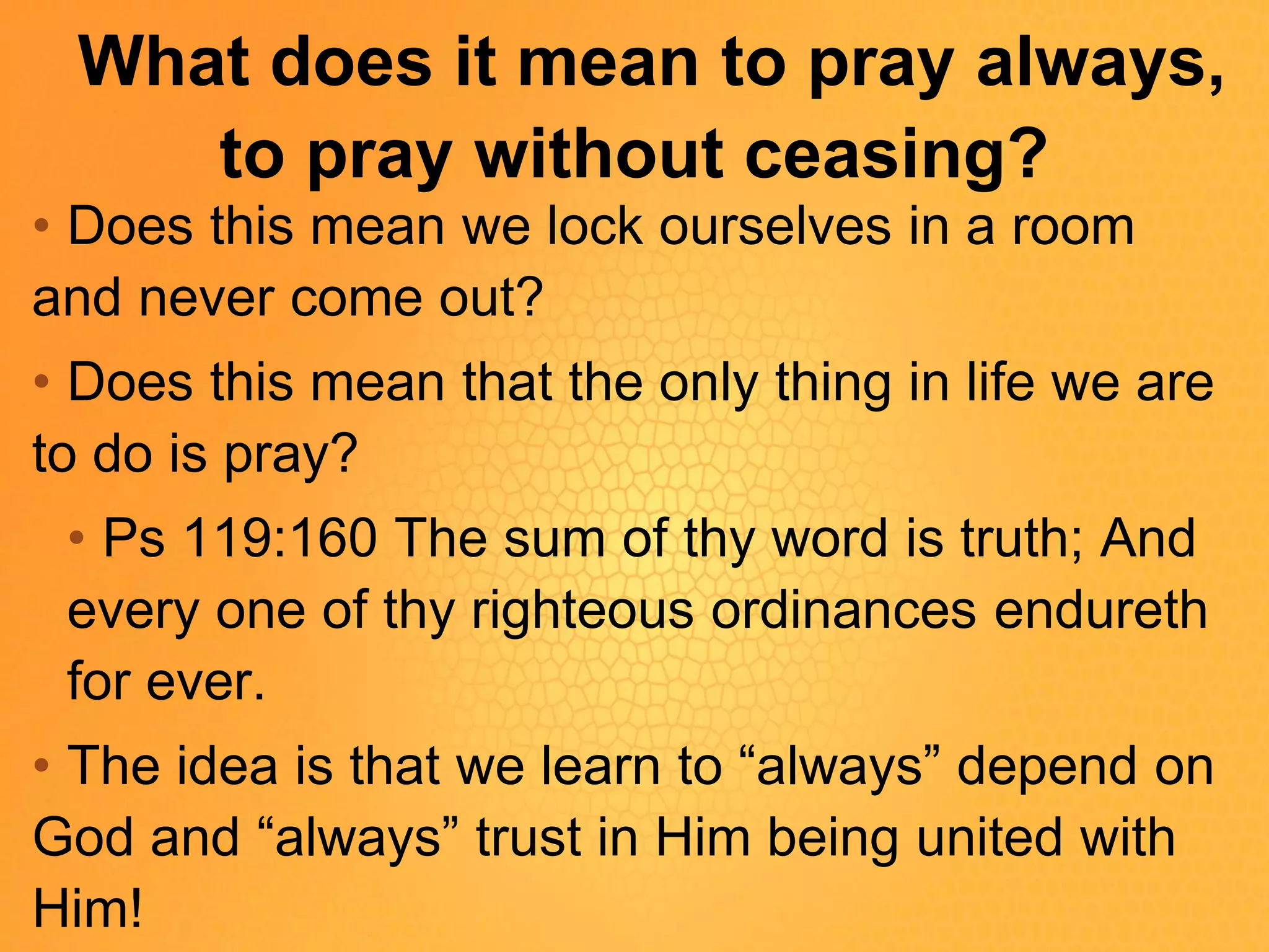 Power of Prayer | PPTX