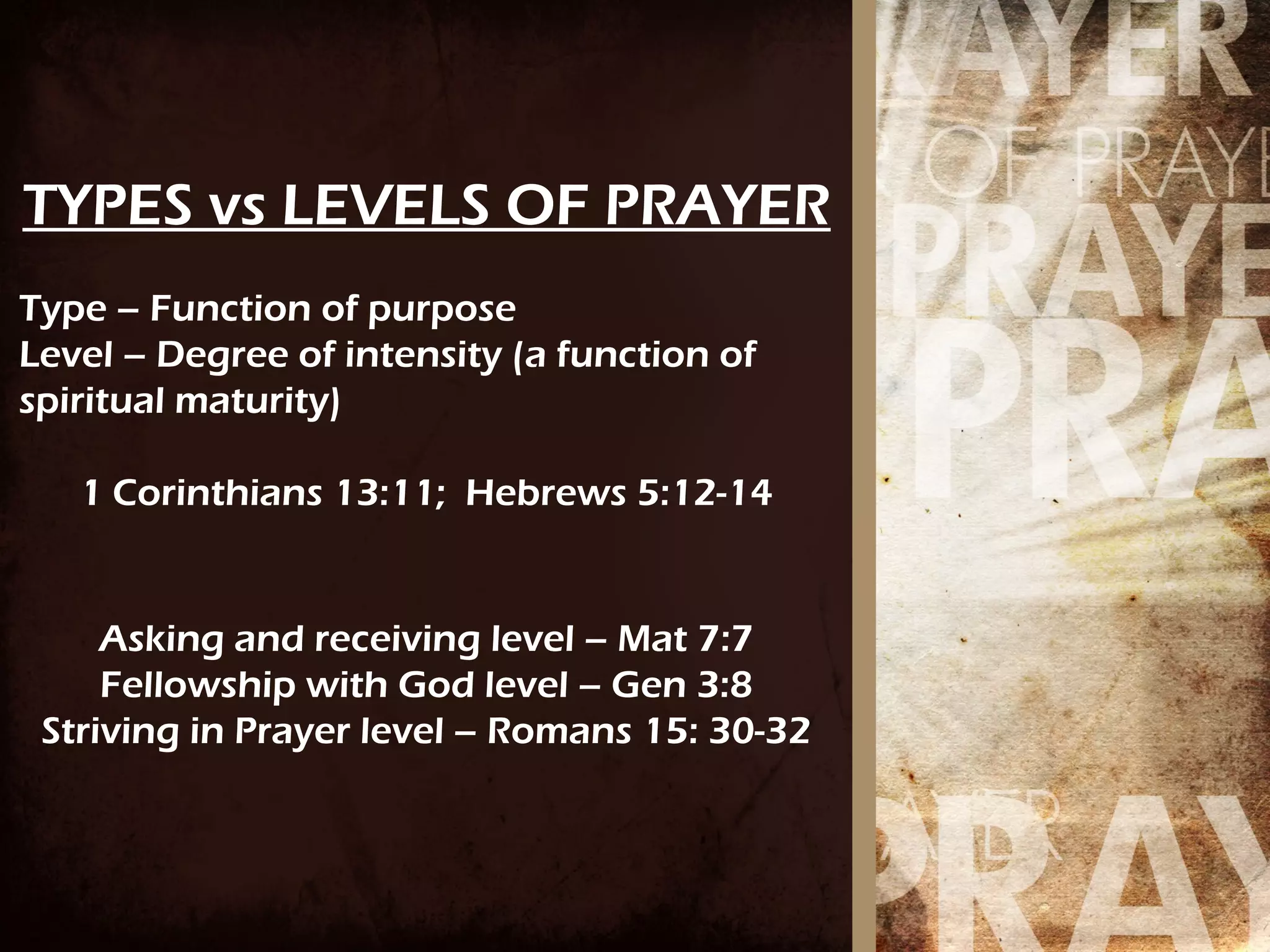 Power of prayer (Autumn 2012) | PPT