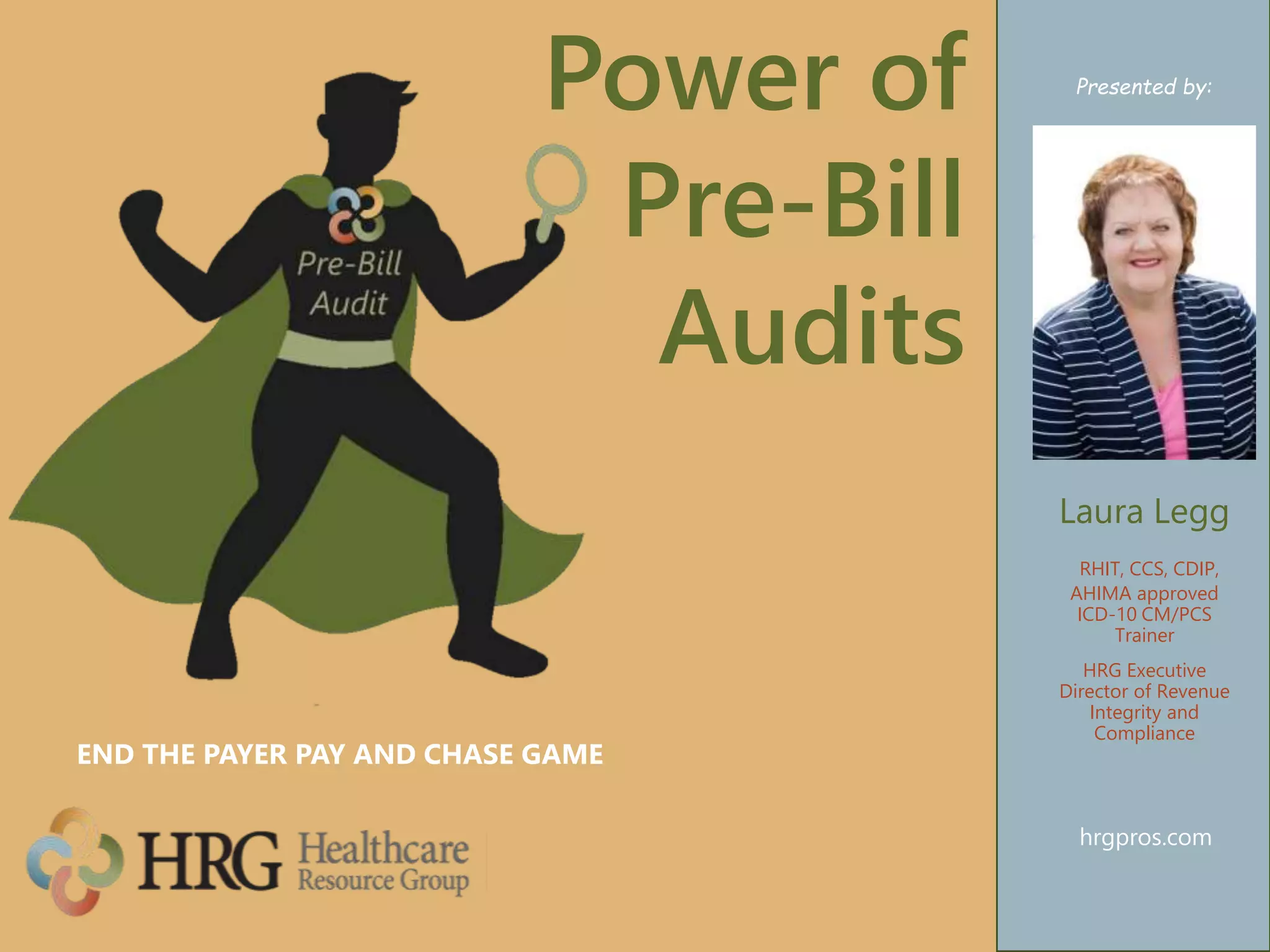 Power Of Pre-Bill Audits | PPTX