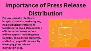 Power of Press Release Distribution Sites. | PPT