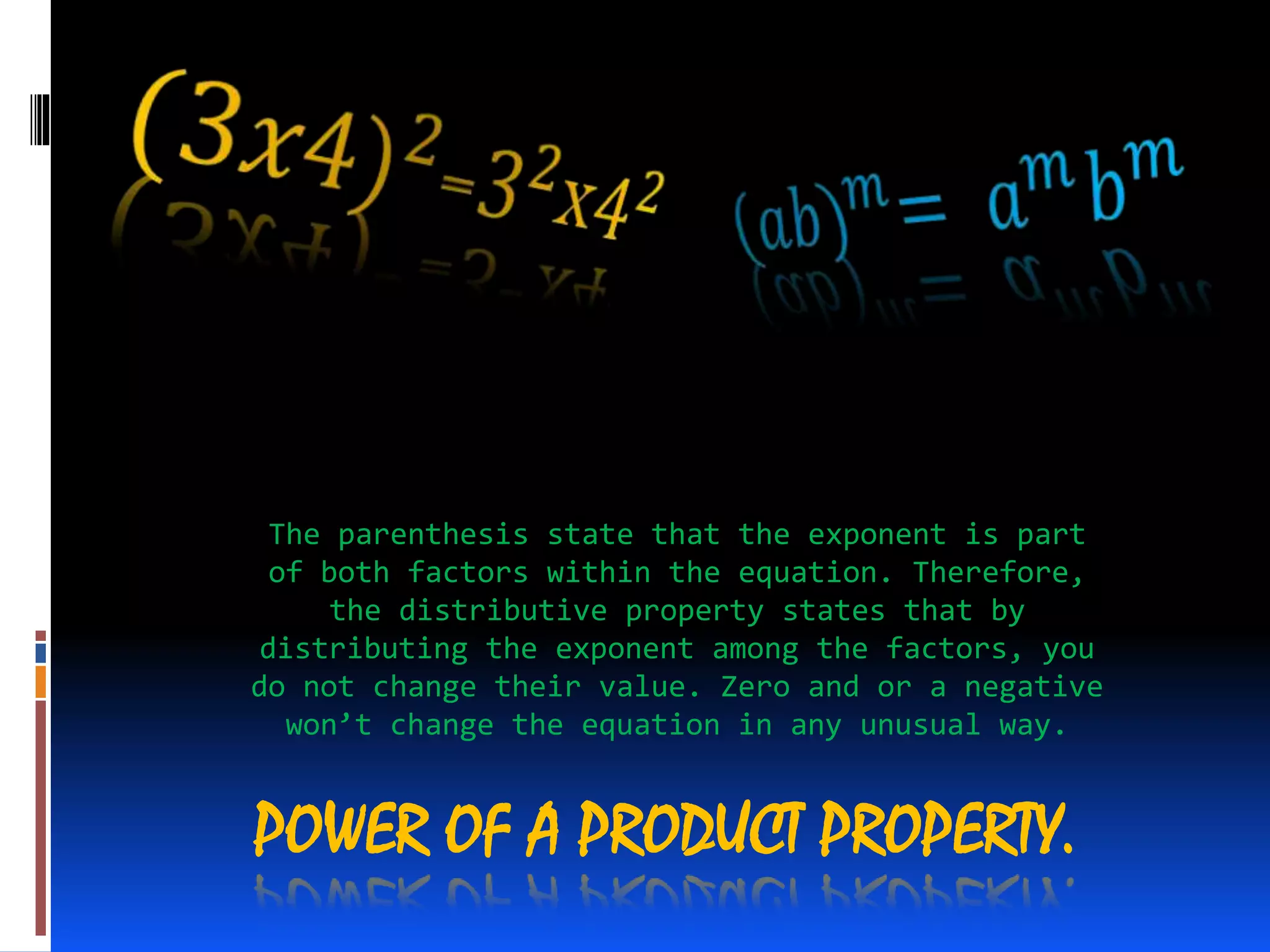 Power of product property | PPTX | Physics | Science