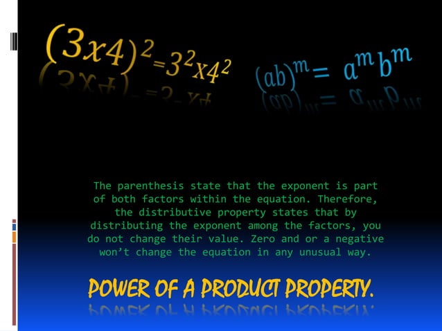Power of product property | PPTX | Physics | Science