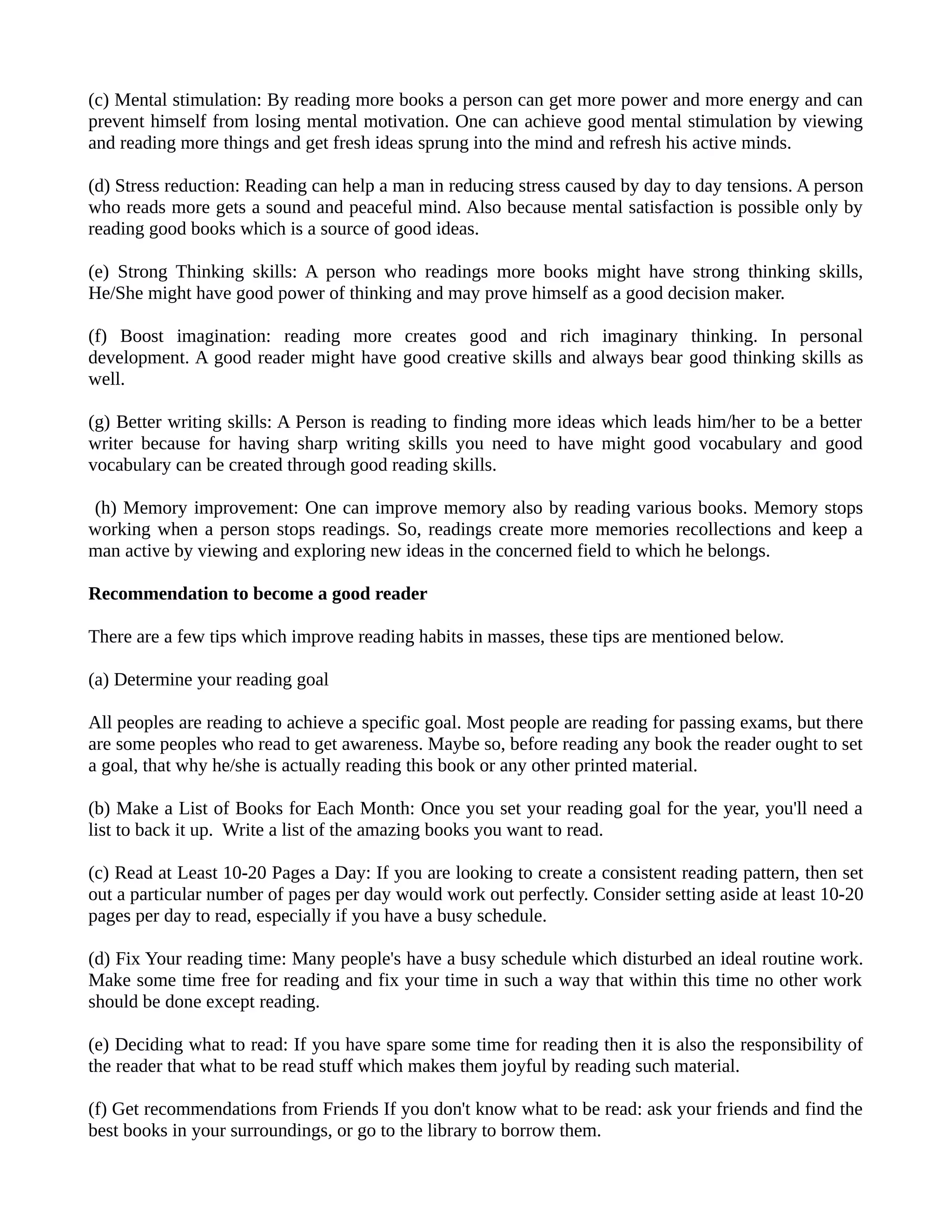 The Power of reading | PDF